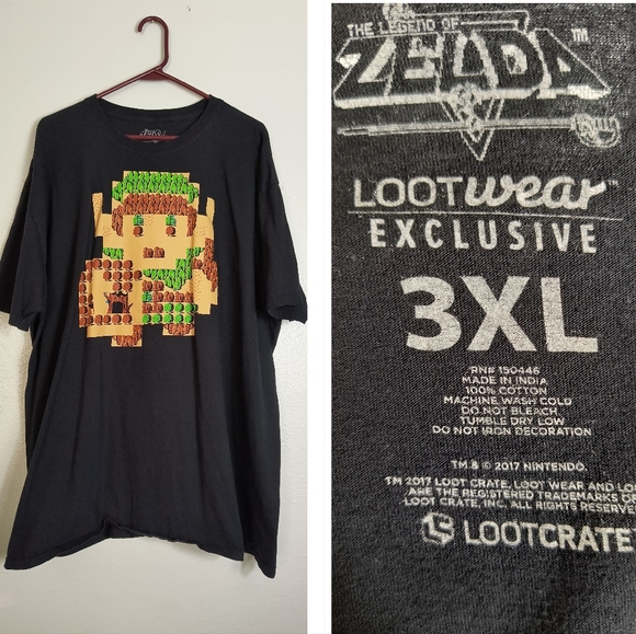 Loot Crate | Shirts | The Legend Of Zelda Nintendo Tshirt Unisex Size ...